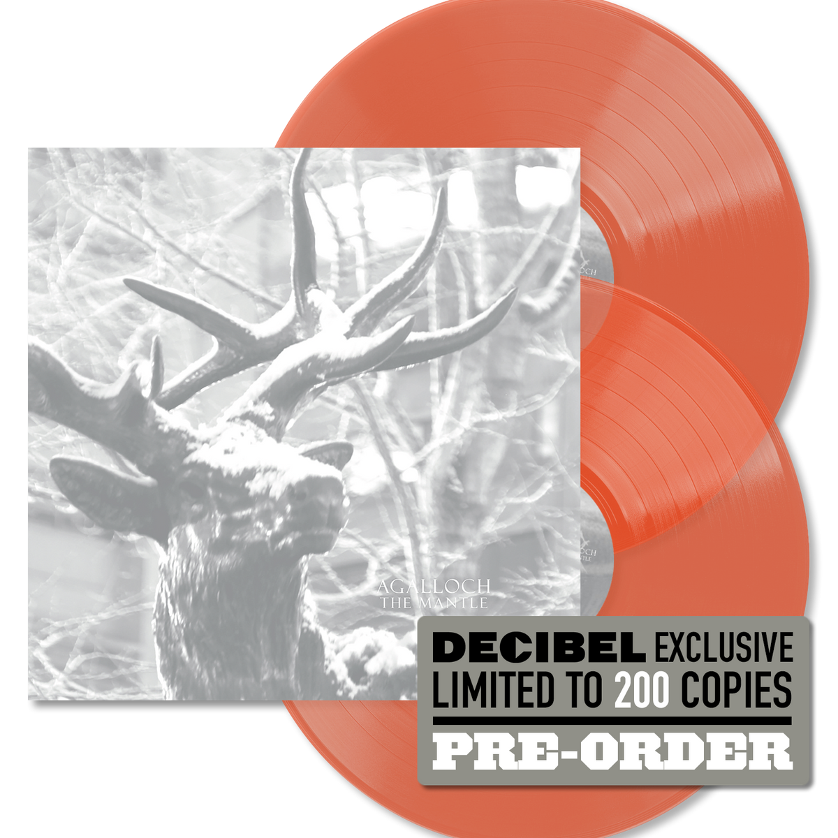 AGALLOCH - THE MANTLE (DECIBEL EXCLUSIVE TRANSLUCENT ORANGE VINYL) PRE ...