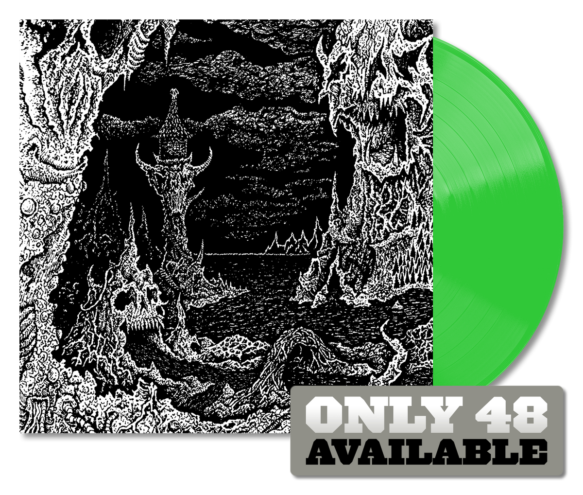 EXHUMED / GATECREEPER – SPLIT 10-INCH ON NEON GREEN COLORED VINYL – The ...